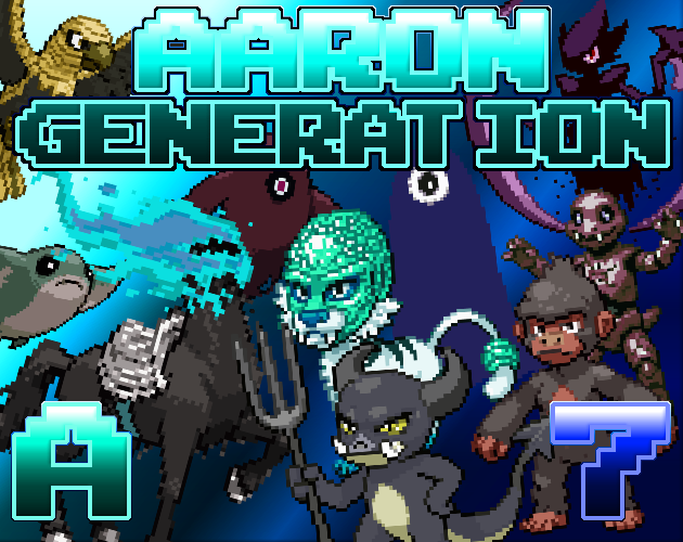 Aaron Sprites | Generation 7 | 16 Creatures by AaronSprites