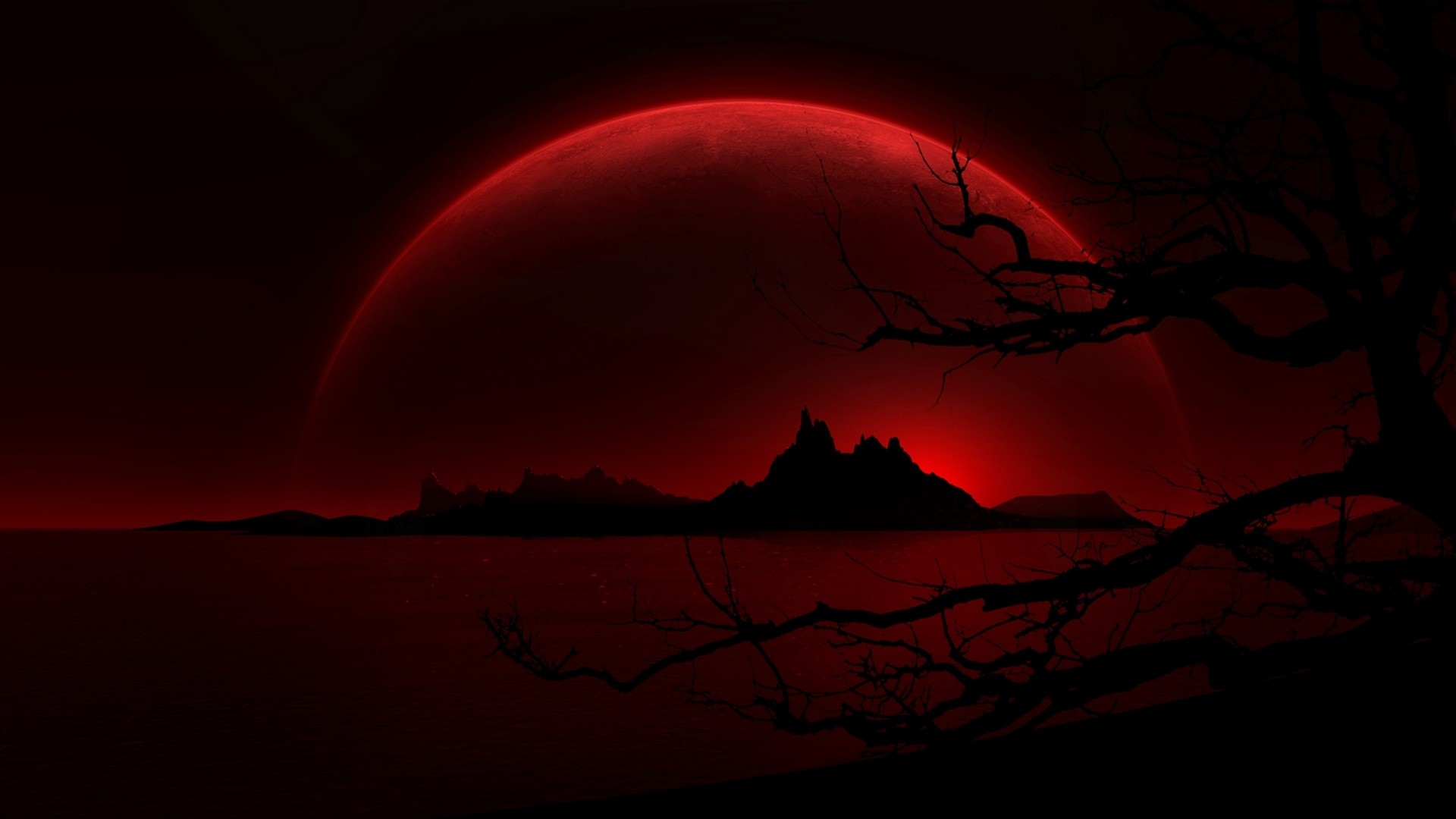 Carmine Tangles - Dark Tales by monish39