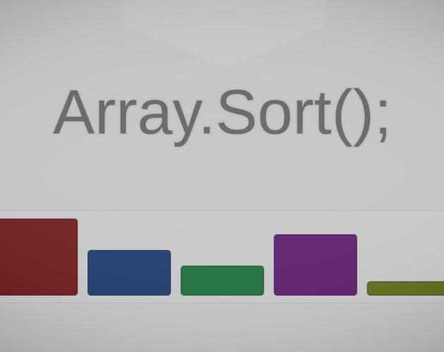 Array.Sort(); by Kroporo, J1NX1337