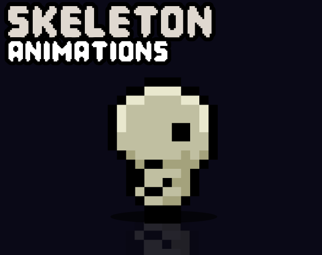 Fantasy RPG 16x16 Skeleton Animations by ThePixelGame