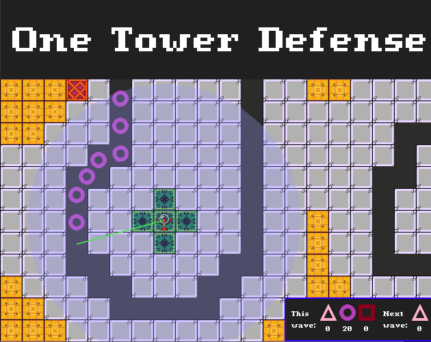 One Tower Defense by Aven for GMTK Game Jam 2019 - itch.io