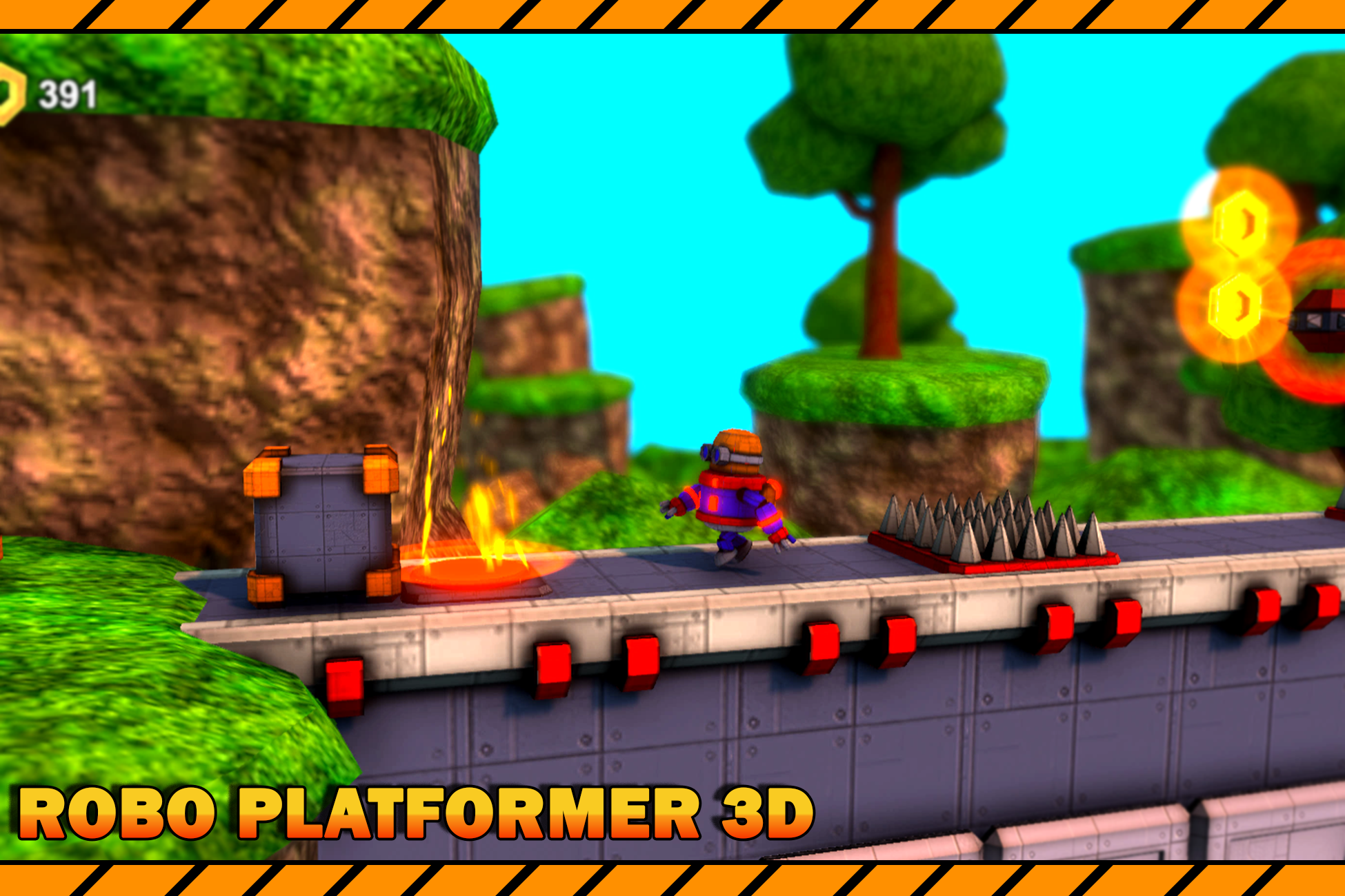 Robo Platformer 3D - Unity Game Template by Black Rose Developers