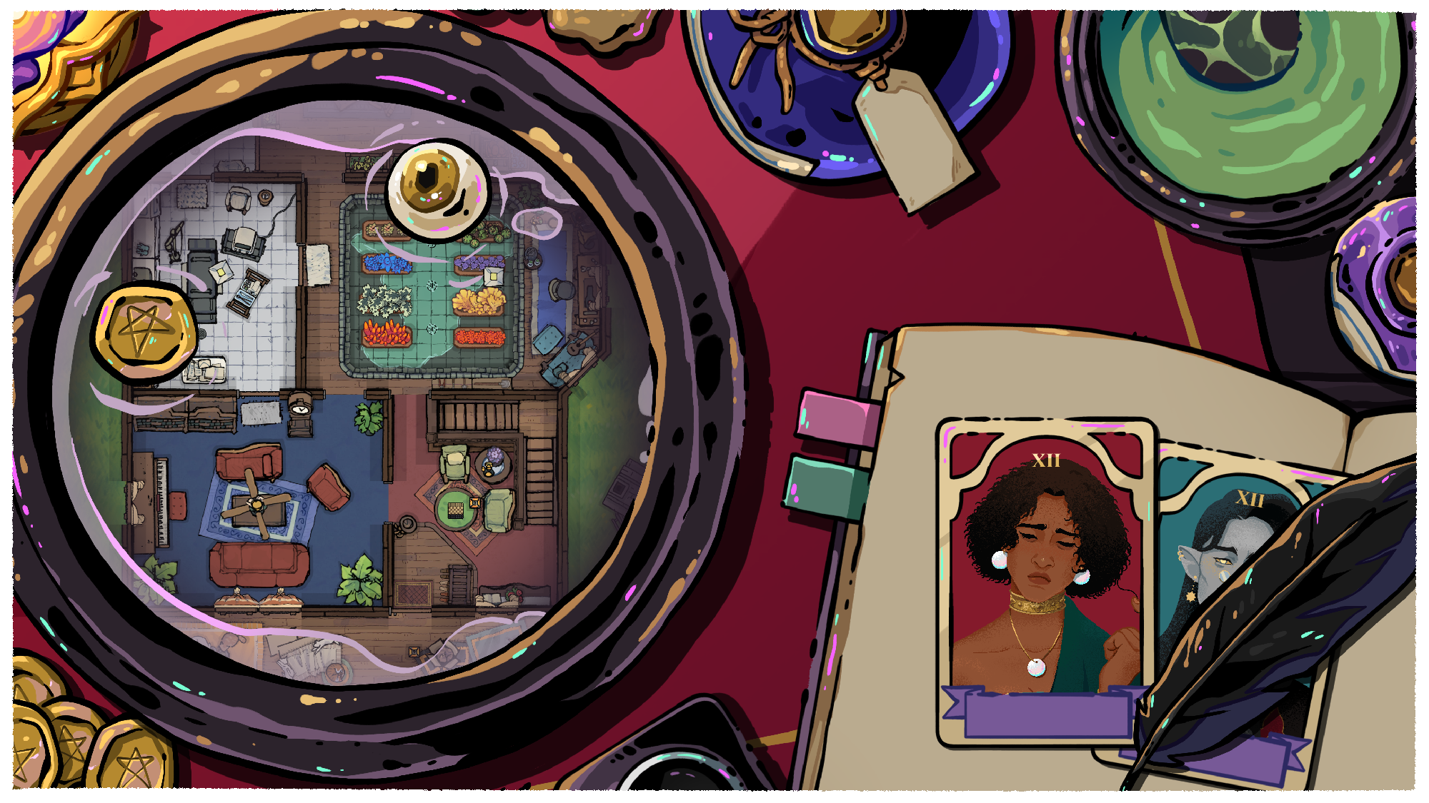 Witch VTT Landing Page Assets by Siyokoy