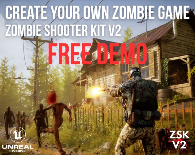 Zombie Shooter Kit – 40% OFF for the Summer Sale! - Zombie Shooter Kit v2.9.1 DEMO - Create your ...