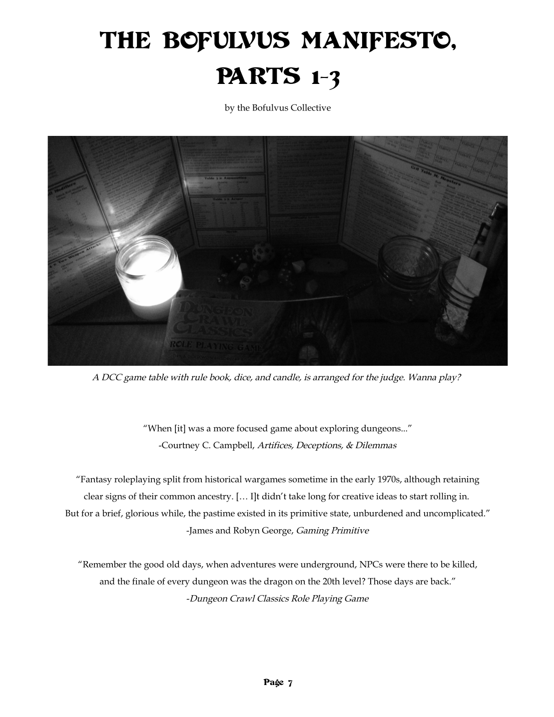 Level Eleven, Issue #1, a zine for the DCC RPG and related tabletop ...