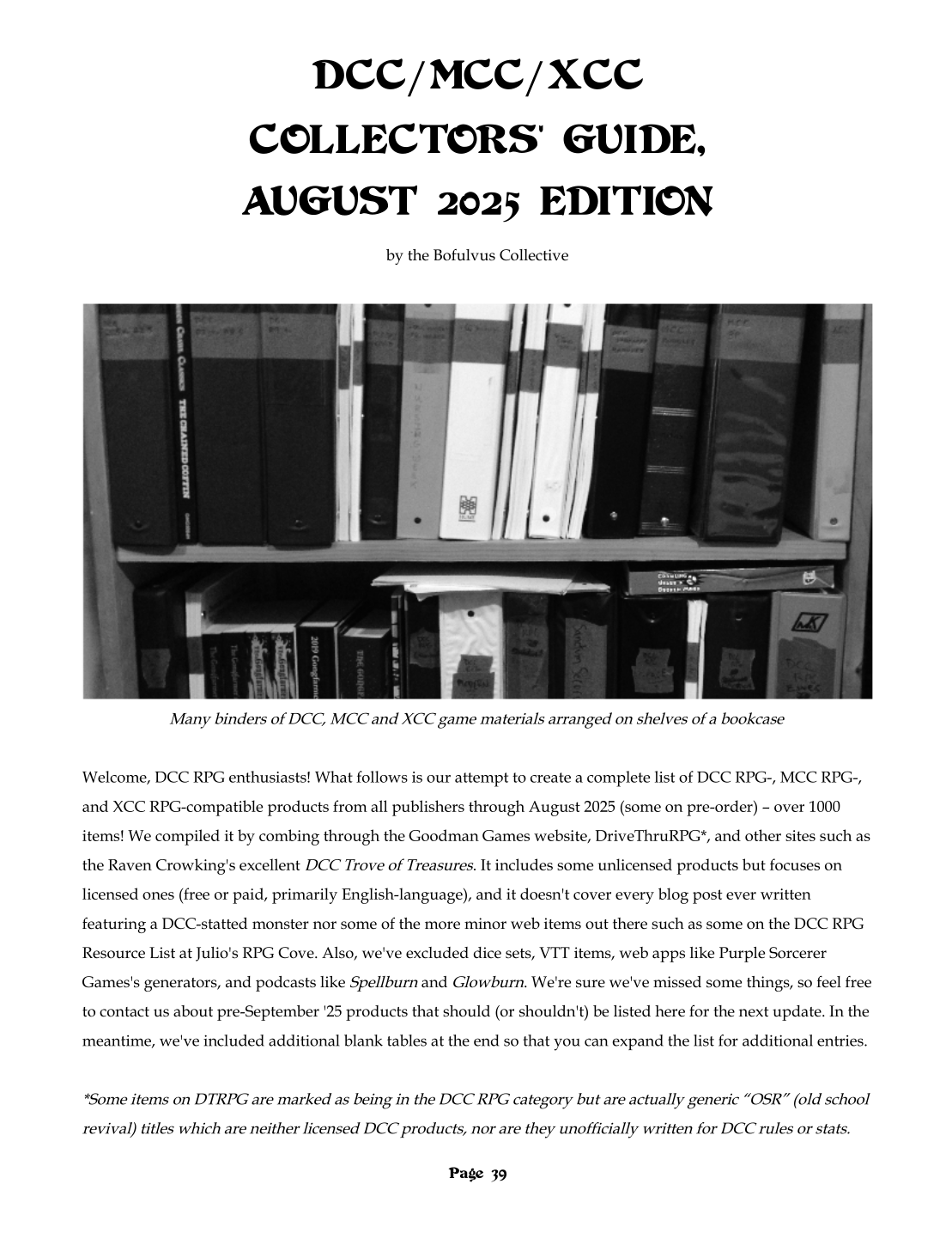 Level Eleven, Issue #1, a zine for the DCC RPG and related tabletop ...