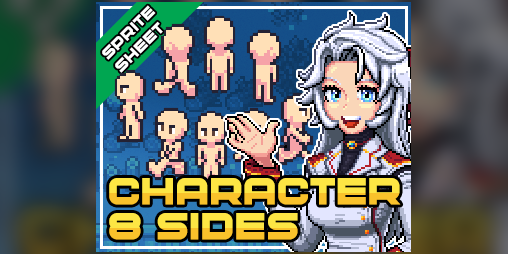 Devlog - Character 8 Sides Pixel Art - AkiroArt by Akiro Art