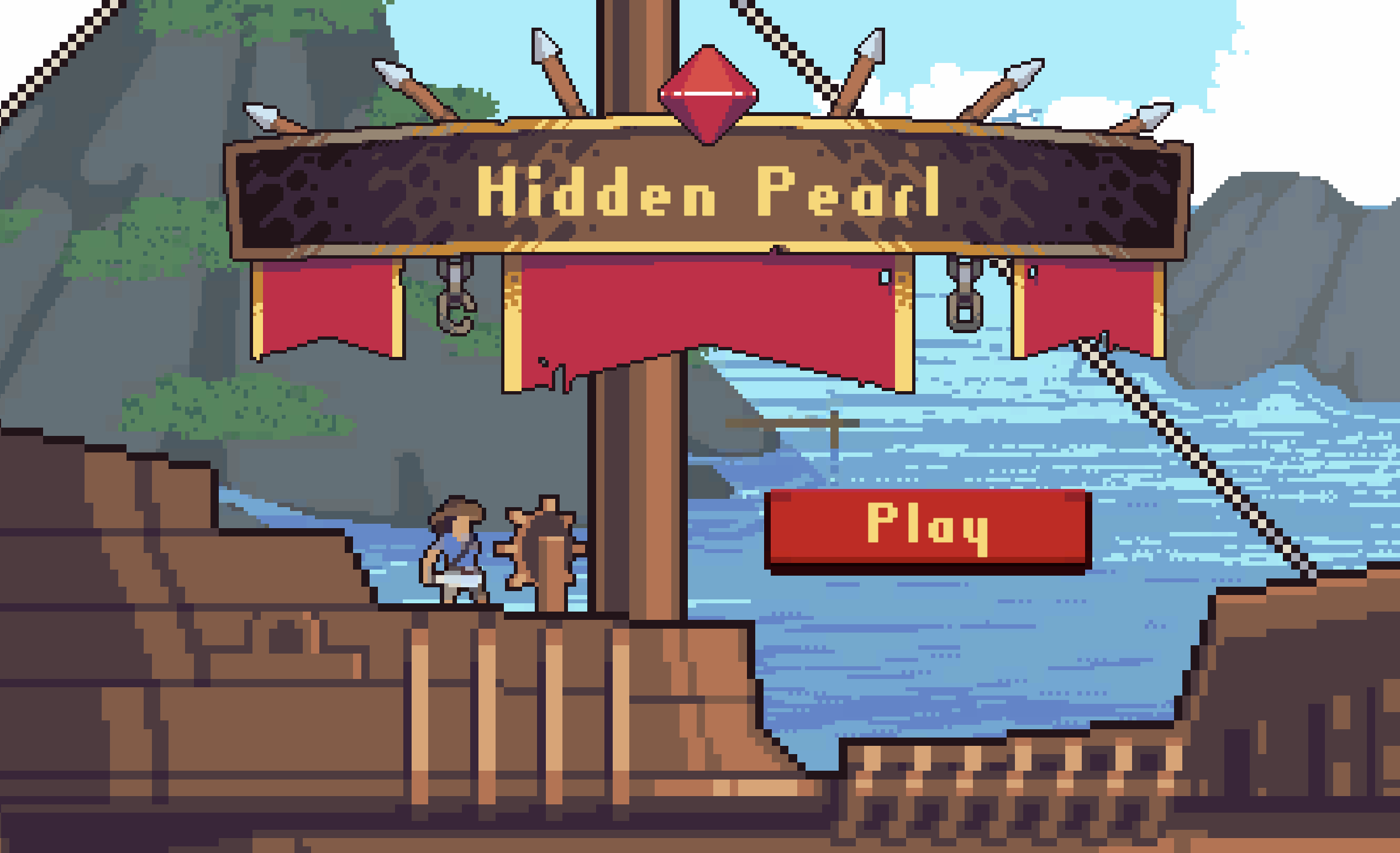 Hidden Pearl - Adventure Pixel Platformer by Free Game Assets (GUI ...
