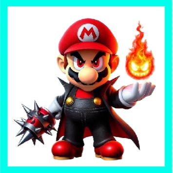 Evil Mario Boss Fight by LaseGamesItchUser, Torn person