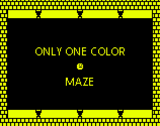 Only One Color Maze (GMTK Jam 2019) by Demeno