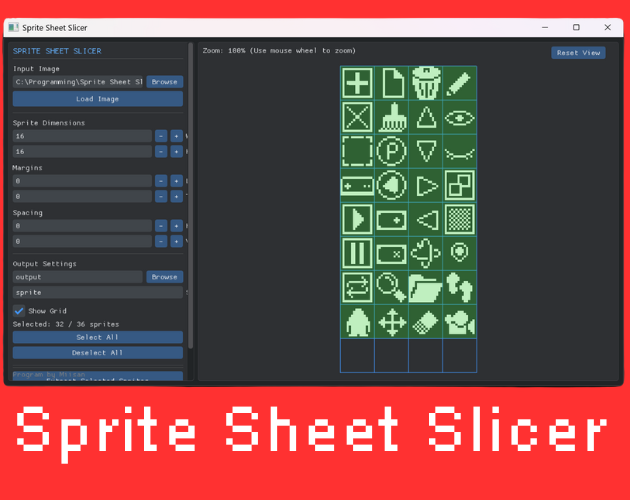 Sprite Sheet Slicer by Miisan