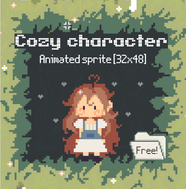 Cozy pixel NPC| character sprite pack [32x48] by Mai