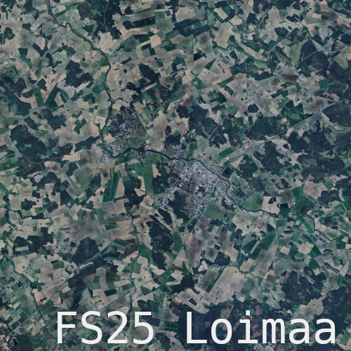 FS25 Loimaa 8km x 8km Map Base by JVFSmaps