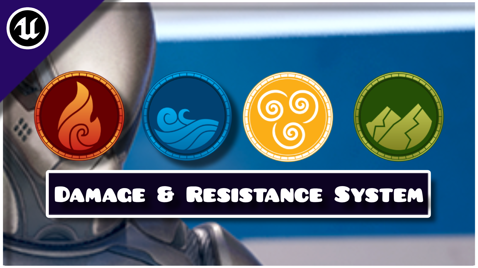 Unreal Engine Elemental Damage & Resistance System – Fully Customizable ⚔️ by Robyn Again