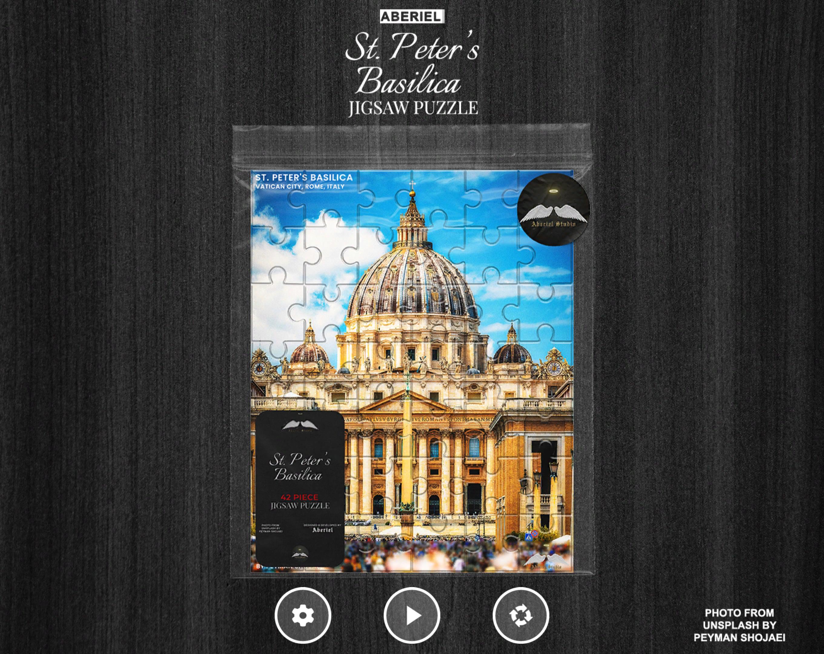 Aberiel St Peter's Basilica Jigsaw Puzzle by 𝔄𝔟𝔢𝔯𝔦𝔢𝔩 𝔖𝔱𝔲𝔡𝔦𝔬
