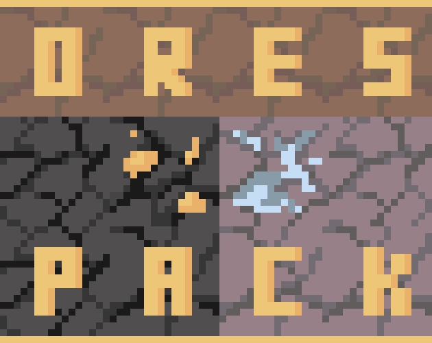 Ores pixel art pack by Tommy1908