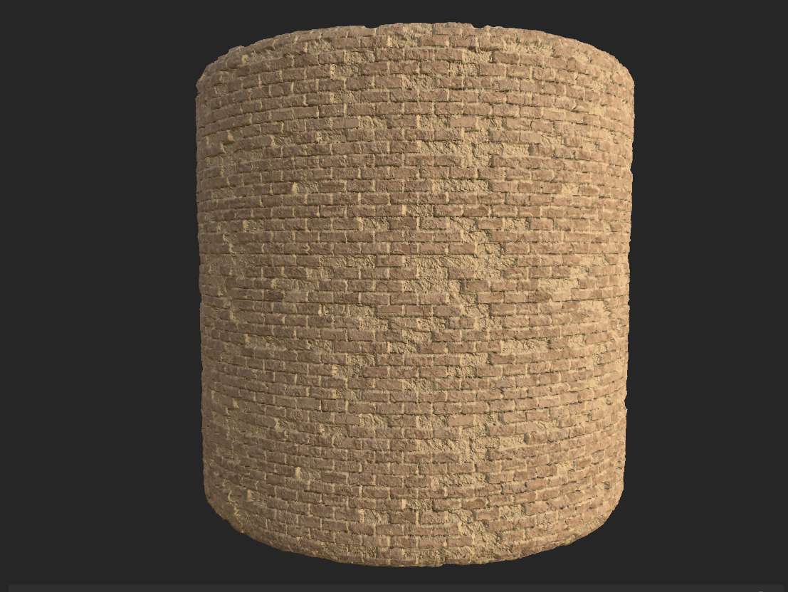 Desert Temple Bricks – Eroded Form-4K by AMANIIE