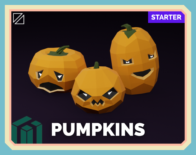 Pumpkins - PolyPack Starter - Low Poly Assets by ALSTRA INFINITE