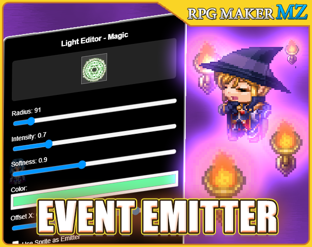 Version 1.0.5 - New feature: Visual Editor! - Event Emitter - RPG Maker ...