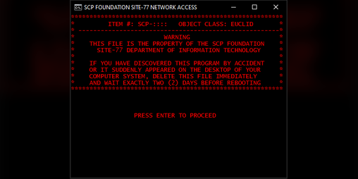SCP-77 by DRTAC7 for Low Spec Game Jam - itch.io