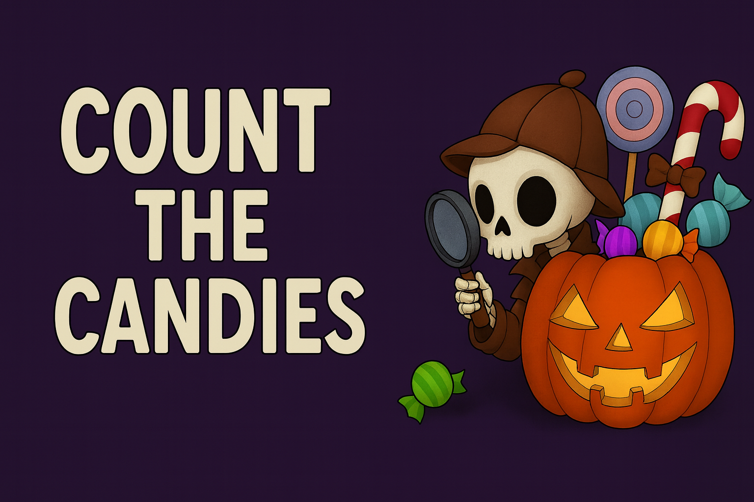 Guess the Candies! by 10000hrsbro for GameDev.tv Halloween Jam 2025 - itch.io