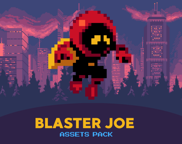 Blaster Joe Asset Pack by ansimuz