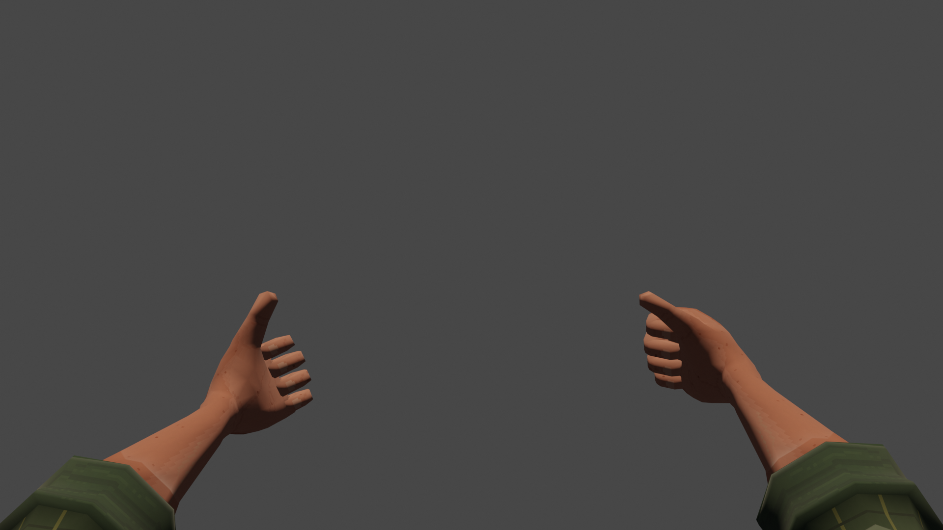 Rigged Low-Poly FPS arms by DLiz