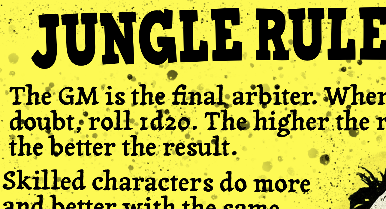 Jungle Rules by Darkworm Colt Games