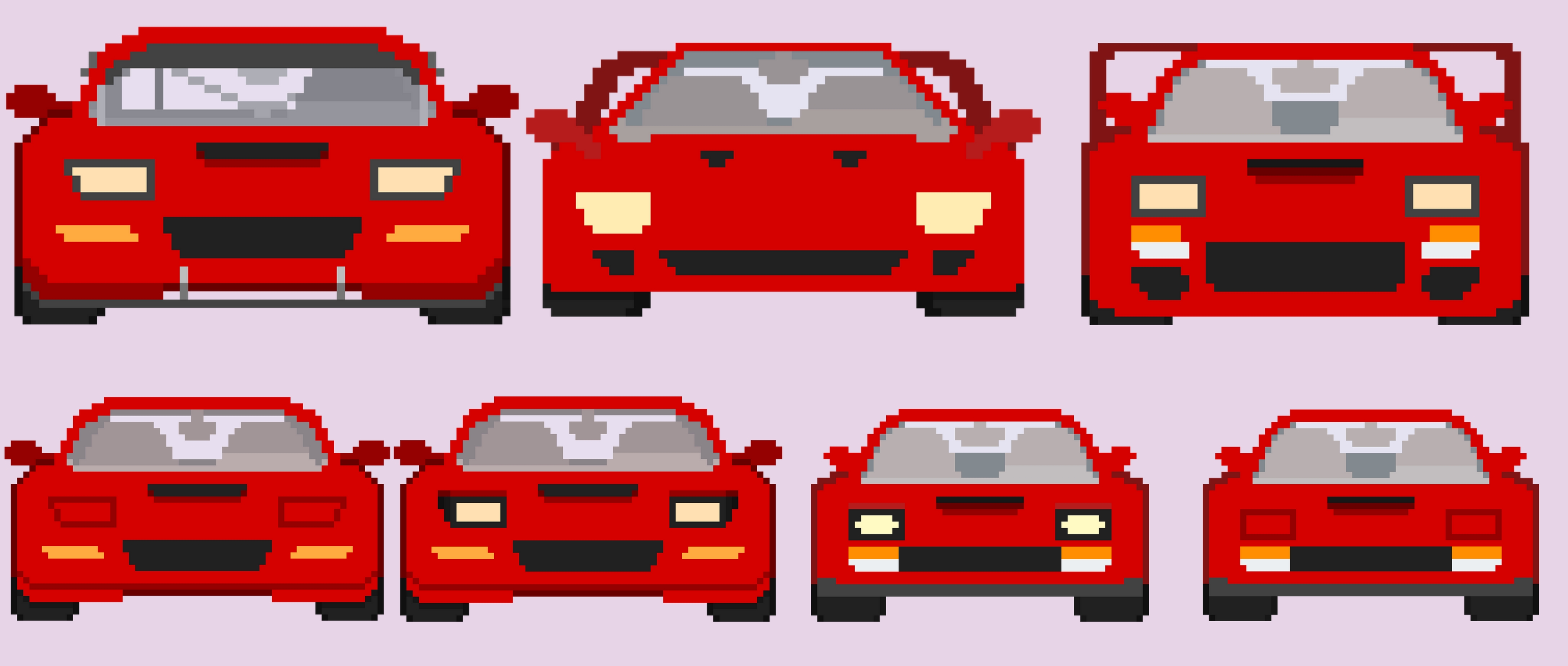 Free Sprites Cars GBA Style + Animated #1 by Pay 'n' Sprite