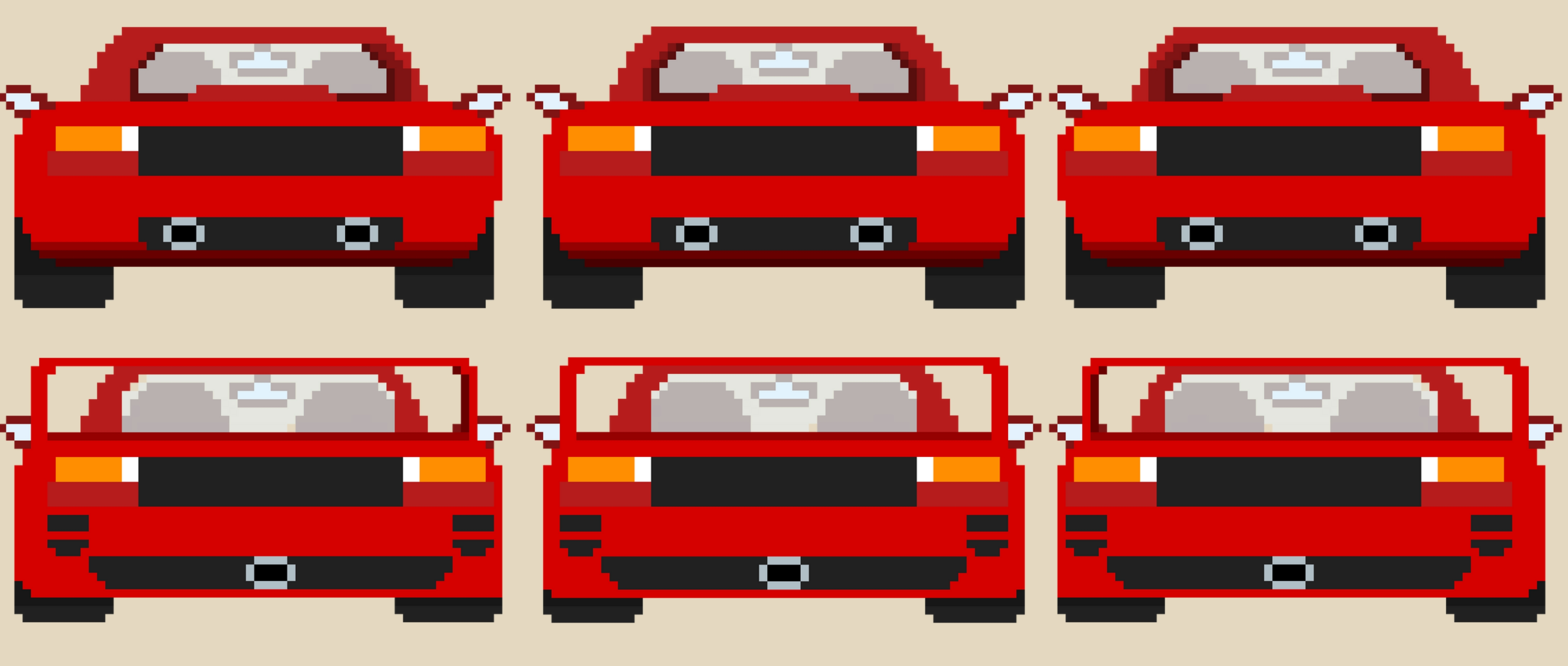 Free Sprites Cars GBA Style + Animated #1 by Pay 'n' Sprite