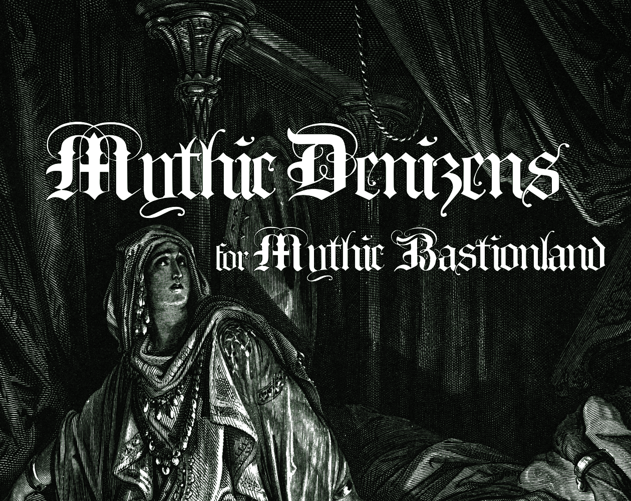 Mythic Denizens for Mythic Bastionland by Dreaming Dragonslayer