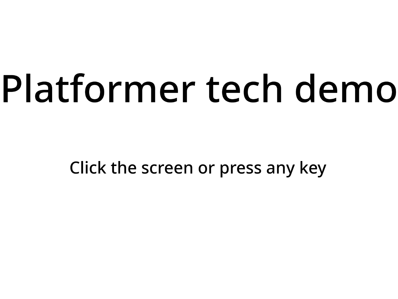 Platformer Tech Demo by That Stupid Hero Matheus