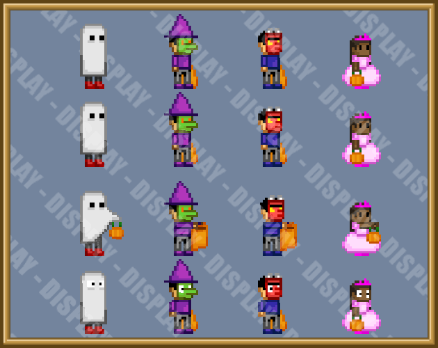 Halloween Trick-Or-Treaters || Pixel Asset Pack by Pop Shop Packs