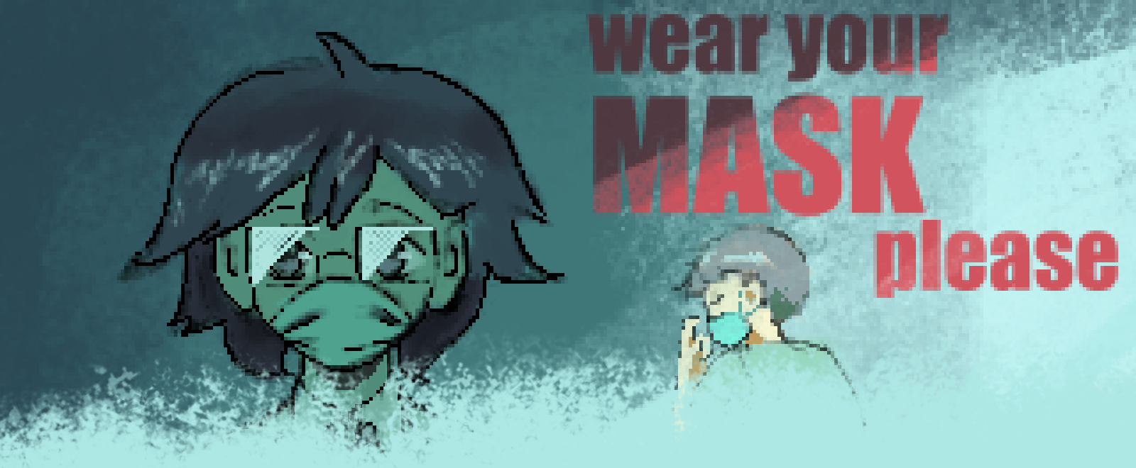 wear your MASK, please by farin42, Andropas