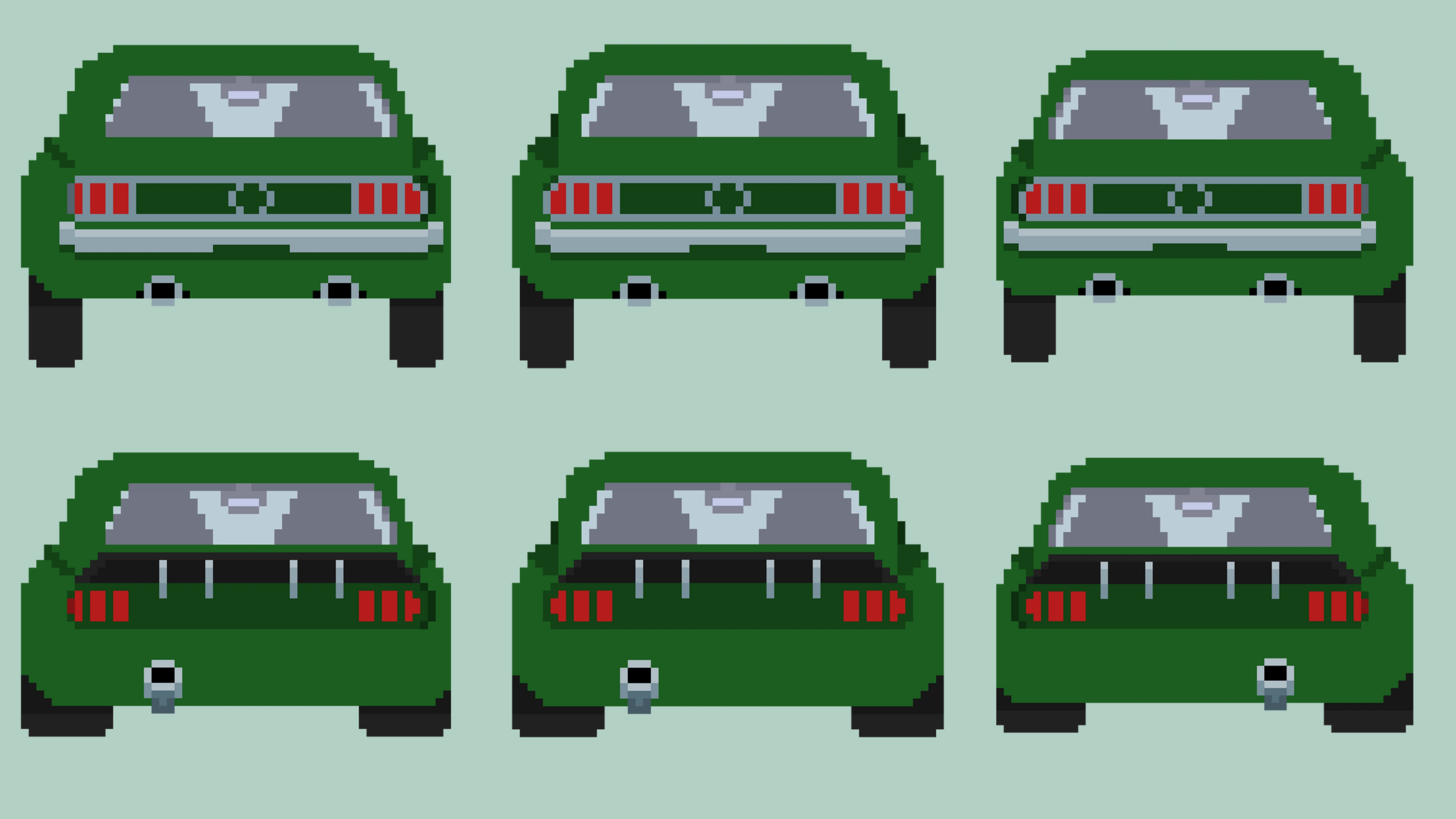 Free Sprites Cars GBA Style + Animated #2 by Pay 'n' Sprite