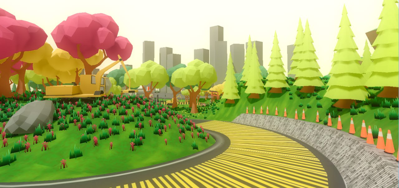 LOW-POLY RACING ASSET PACK- JAPAN EDITION by DARK_PALETTE
