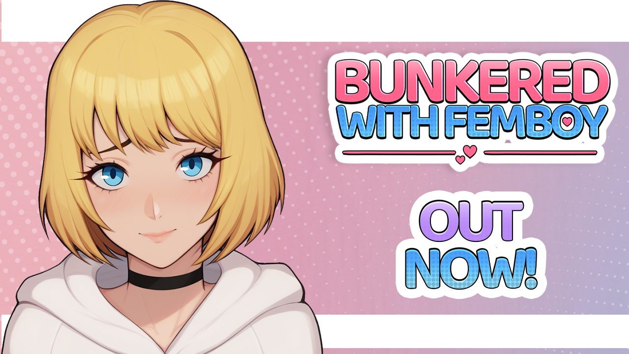Bunkered with Femboy is now out on STEAM and itch.io! - Bunkered With Femboy by PinkTwilight