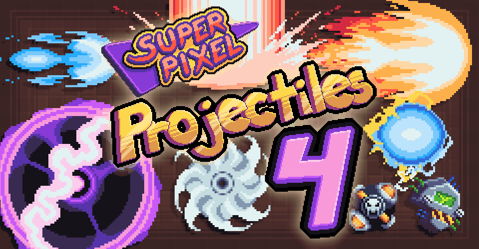 Super Pixel Projectiles Pack 4 by unTied Games