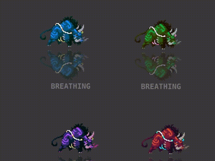 RPG Pixel Art Character - Boar by mrmike