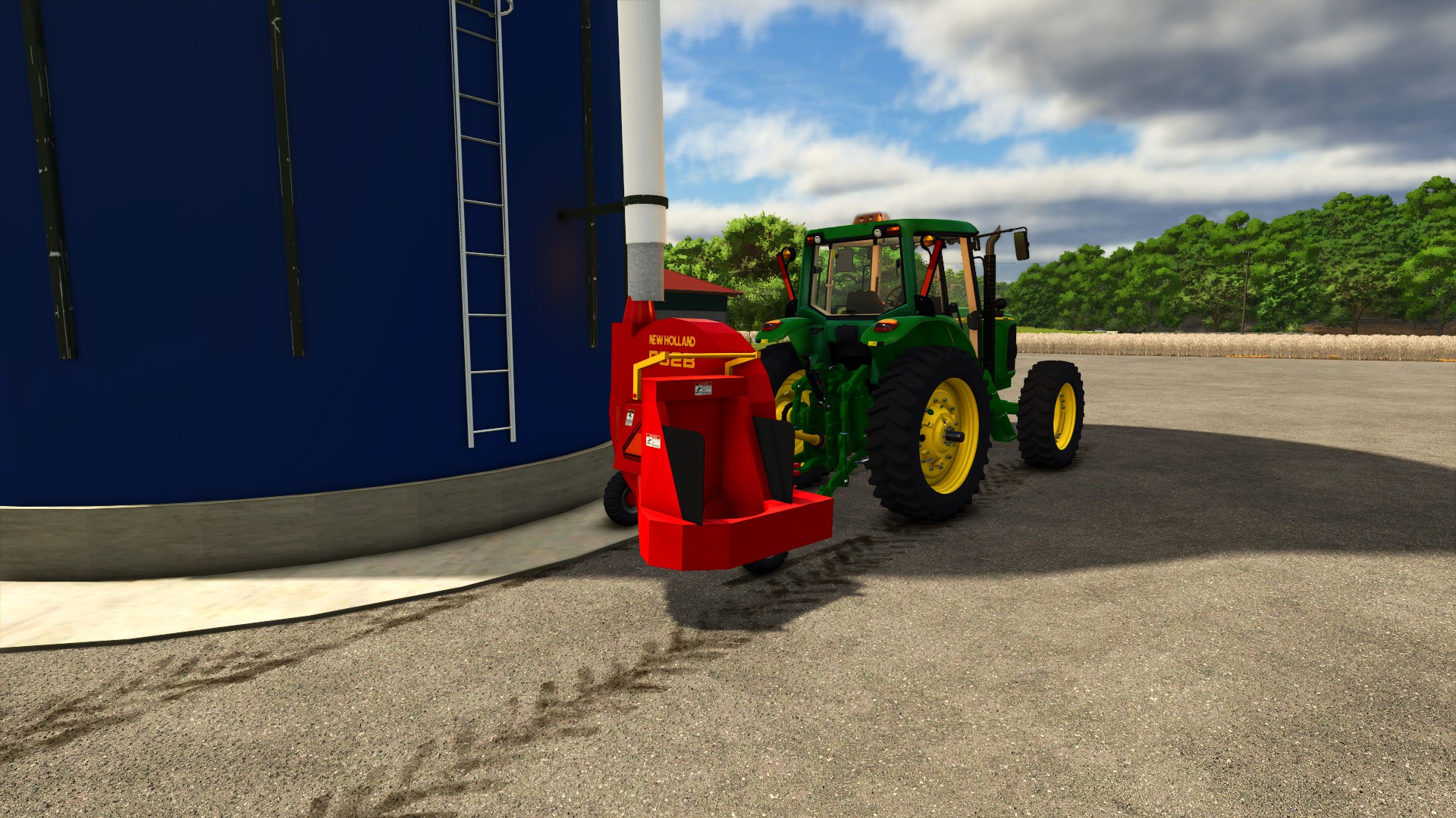 FS25 New Holland F62B Silo Blower by ElliotModding