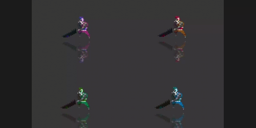 RPG Pixel Art Character - tribalsword by mrmike