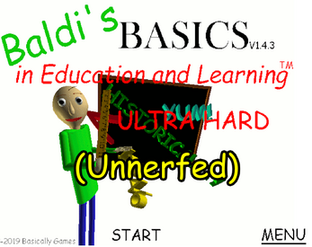 Baldi's Basics IMPOSSIBLE MODE (Unnerfed Recreation) by BBRMS Fan