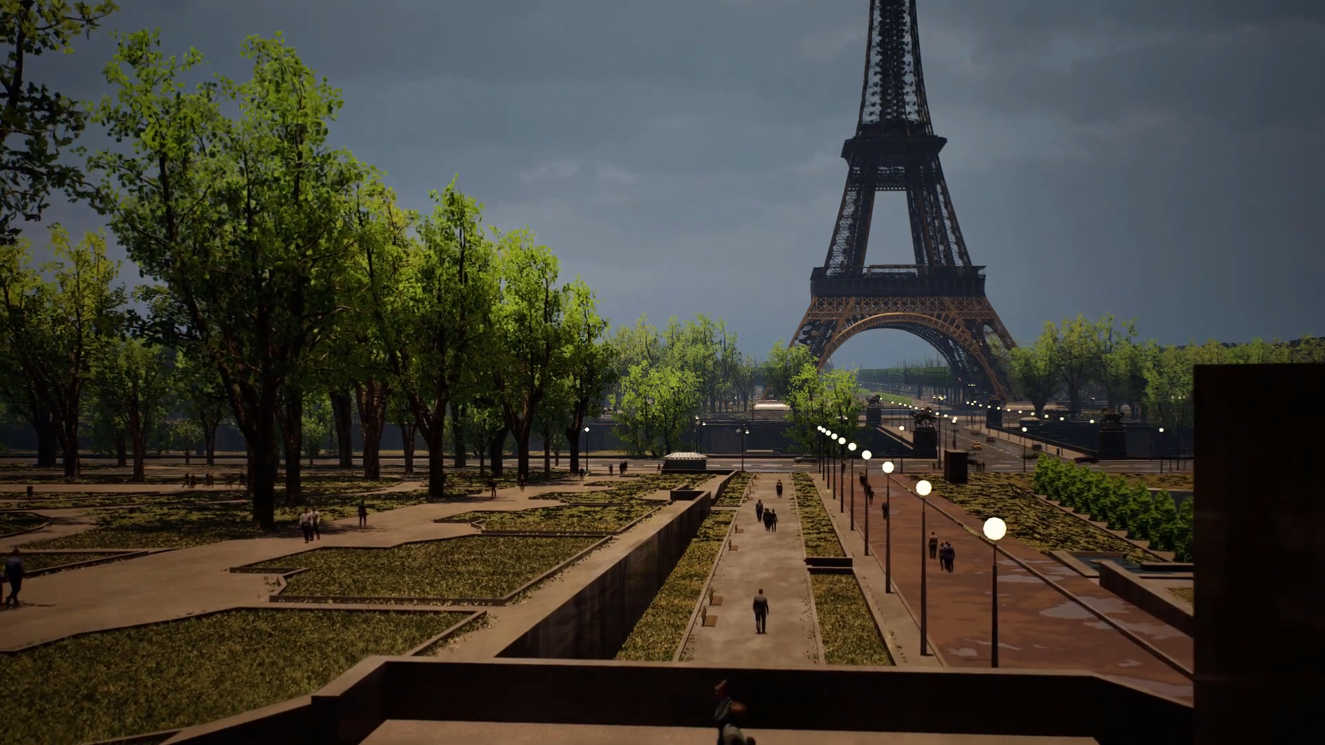 3D Animation of Eiffel Tower by GAMICO