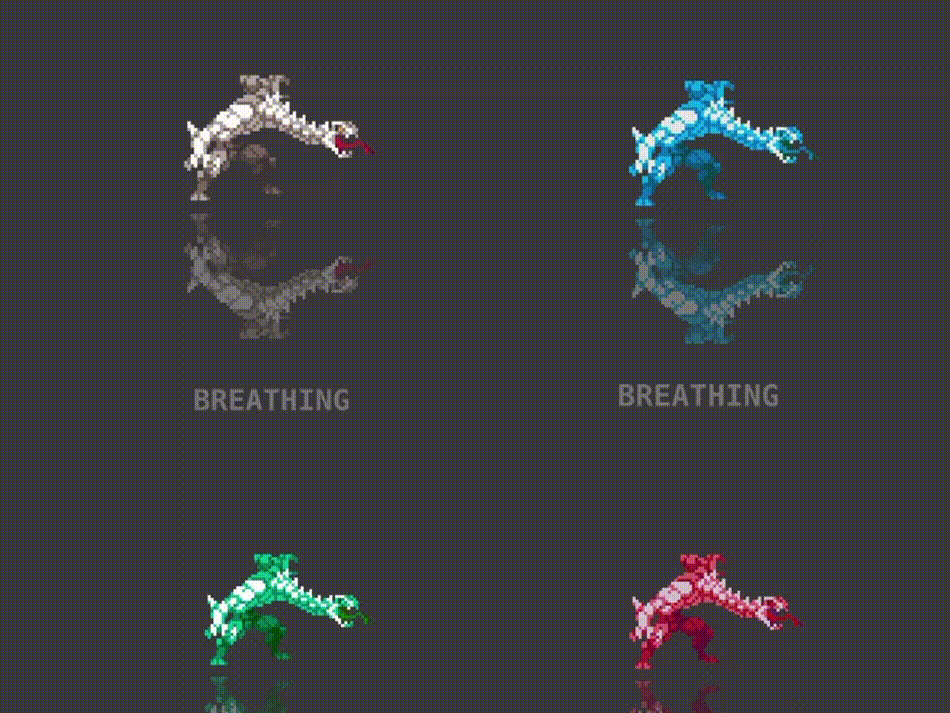 RPG Pixel Art Character - Snake by mrjones