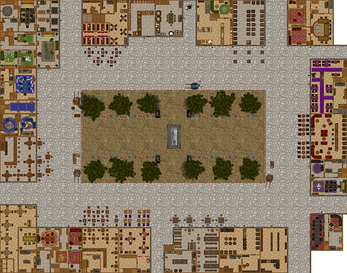 Warhammer Map Ubersreik - Place des enclos à chiens by Marco Volo