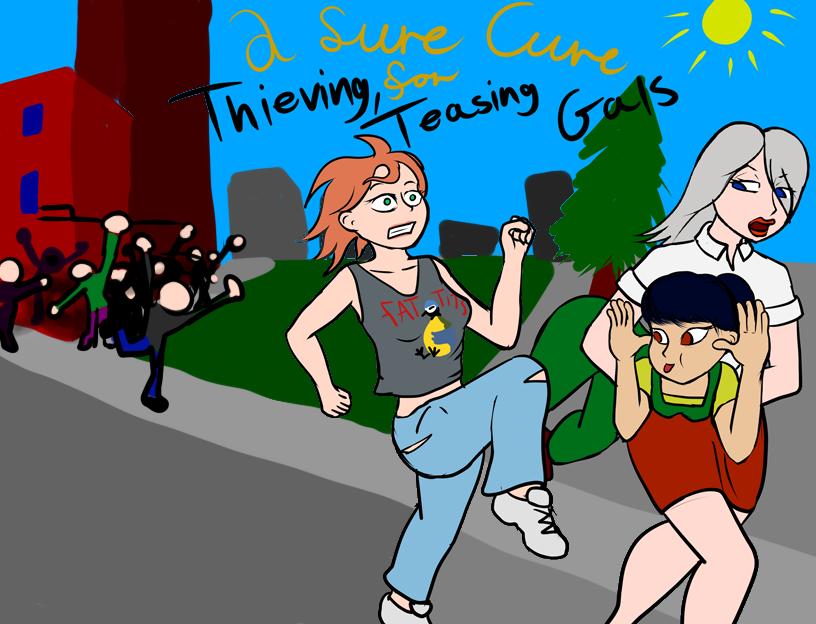 Thieving, Teasing Gals by FapFapFap