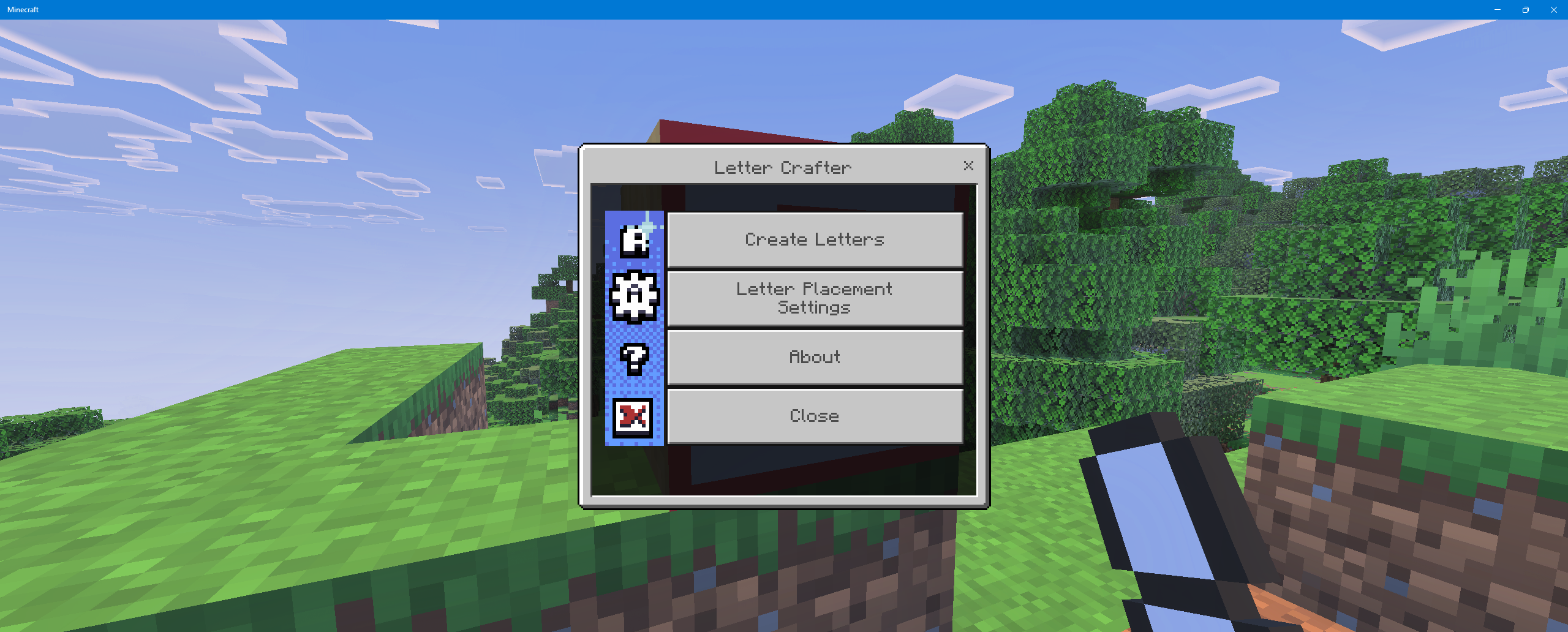 Better Letters Minecraft Addon by ILoveToJam