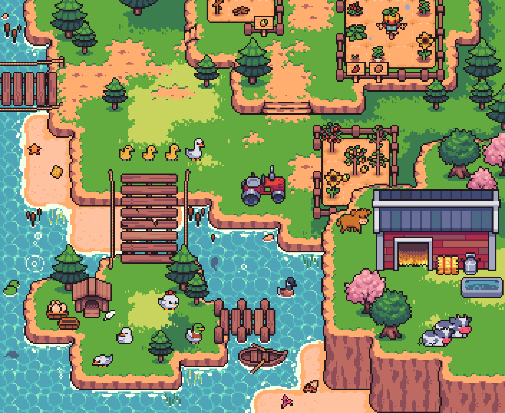Cozy Valley - 16x16 Pixel Art RPG asset pack by iClaimThisName