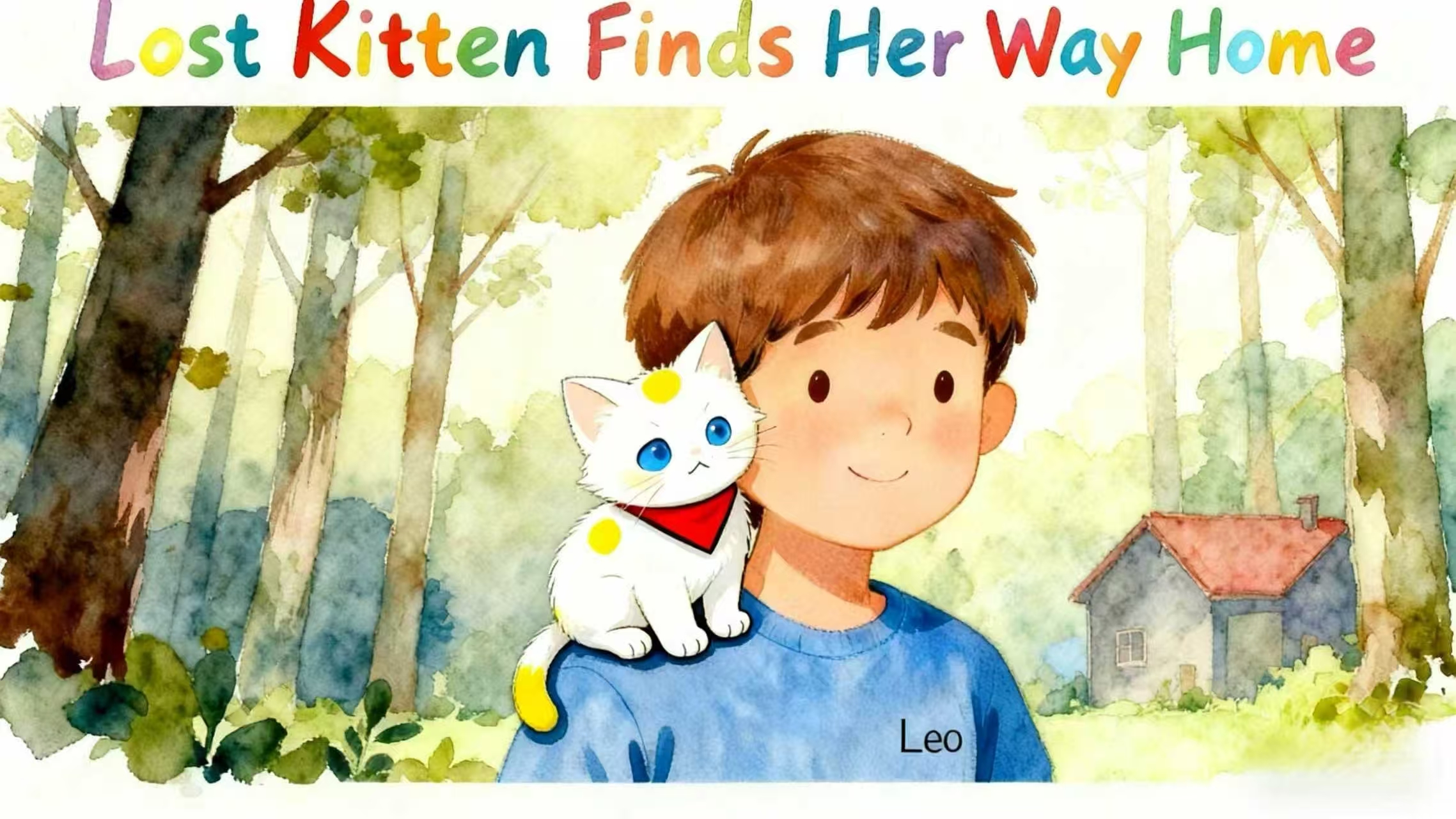 Lost Kitten Finds Her Way Home by Qiran Hao