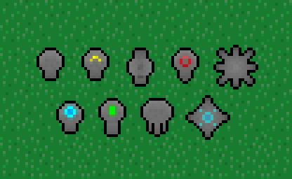 16 Bit Turret Sprites by Mando37